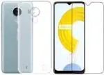 Buy Rawat Nokia C30 Transparent Silicon, Rubber, Glass Shock Proof Back ...