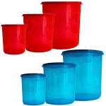 Buy Jaycee Sturdy And Scratch Resistant Blue And Red Plastic Storage ...