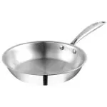 Buy Vinod Platinum Triply Stainless Steel Fry Pan - 22 cm (Induction ...