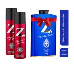 Buy Z. Magnetism for Men 150ml Deo (Pack of 2 ) + 100gm Icon Talc ...