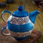 Buy HS HINDUSTANI SAUDAGAR Microwave Safe Hand Painted Ceramic Single ...