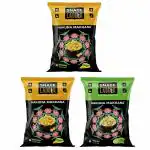 Buy Roasted Flavoured Makhana - 2 Cheesy Mango and 1 Minty Lime ...