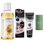 Buy EXTRAPOSH HALDI CHANDAN FACE WASH+ GREEN TEA MASK+ CHARCOAL MASK ...