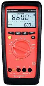 Buy Rishabh Instruments 613 Digital Multimeter (Red and Black) Online ...