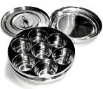 Buy NAAYAGI - SS MASALA BOX BULGED / Stainless Steel - Spice Box ...