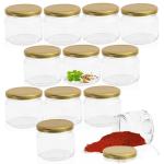 Buy Pure Source India Clear Glass Jars & Containers 350 Milliliters ...