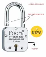 Buy Foora Lock and Key Door Lock for Home Link atoot 65mm Lock with 5 ...