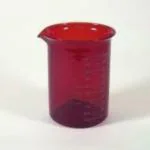 Buy ABGIL Amber Colour Glass Beaker Griffin Low Form With Spout ...