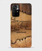 Buy BHAI COVER POCO M4 Pro 4G Polycarbonate Beautiful Wooden Quotes ...