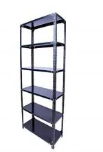 Buy SPACIOUS Slotted Angle Cast Iron, CRC Sheet 6 Shelves Multipurpose ...