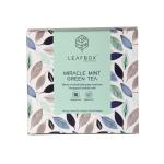 Buy LEAFBOX Miracle Mint Green Tea 20 Nitrogen Flushed Pyramid Tea Bags (18 + 2 Free Samples ...