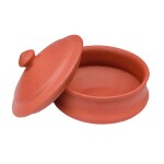 Buy CLAYWALA - Clay Handi set with Mitti lid /Curd pot/ Biryani handi ...