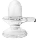 Buy LOTUS RISE Shiv Crystal Shivling / Glass Shivling / Sphatik ...
