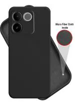 Buy HUPSHY Back Cover for IQOO Z7 Pro 5G (Black, Flexible, Pack of: 1 ...