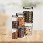 Buy DIKROCART Solimo Checkered Jar Container, Set of 18 Online at Best ...