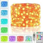 Buy MANSAA M60 Smart LED String Lights |5 Meter 50 LEDs | Multicolor | Remote Control | USB ...