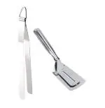 Buy Blue Wonder Stainless Steel Roti Chimta/Chapati Tong with Tikki ...