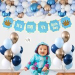 Buy House Of Banter Half Birthday Decorations For Baby Boy Combo-53Pc ...