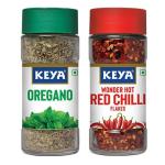 Buy Keya Combo 55g | Oregano 15g, Red Chilli Flakes 40g, Pack 2 Online ...