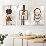 Buy Vasl Wood, Panel Multicolor Aesthetic Panel Wall Frames - 12 X 18 ...