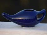 Buy HEALTHANDWEALTH Ceramic Neti Pot for Nasal Cleansing Voilet Color ...