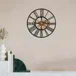 Buy METSYAnalog 44.5 cm X 44.5 cm Wall Clock (Black, Without Glass, DIY ...
