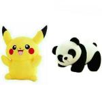 Buy Saubhagye Multicolor Panda, Pikachu Soft Toys, size-25 cm for 1 ...