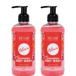 Buy Revar Relaxia Daily Strawberry Soothing and Robust Body Wash (Pack ...