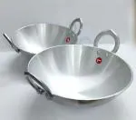 Buy NAAYAGI - ALUMINIUM KADAI - SET 0F 2 / Premium and Traditional ...