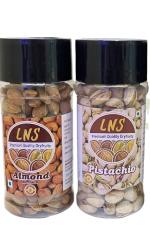 Buy LNS Nutritious & Delicious Almond and Pistachio (200+250 GM) (Pack ...