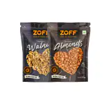 Buy Zoff Premium Dry Fruits | Combo Pack | Almonds & Walnuts 250g each ...