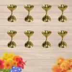 Buy pujaNpujari Brass Nanda Deepa Diyas Oil Lamps for Puja Room ...