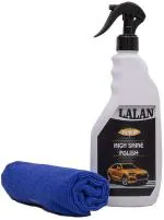 Buy LALAN HSP - High Shine Polish Spray (500 ml) with Microfibre Cloth ...