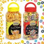 Buy Swad Corn Flakes & Fruit Rings (Wholegrain Breakfast Cereal Kids) 2 ...