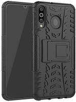 Buy Leyon Black Polycarbonate Back Cover For Samsung Galaxy A20S Online ...