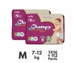 Buy Champs baby diaper high absorbent baby pant diapers - Medium Size ...