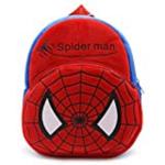 Buy Wacky Spider man Soft Velvet Kids School Bag Nursury Class To 5 ...