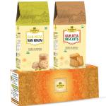 Buy Dhampur Green Gur Pista Nan Khatai & Gur Atta Biscuits Gift Combo ...