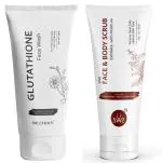 Buy Dextron Glutathione Skin Brightening Face Wash & Body Scrub ...