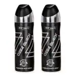 Buy Ossa Black Long Lasting Body Spray For Men With Ambery Woody And ...