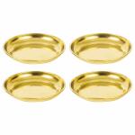 Buy Spillbox Innovation LLP Handcrafted Traditional Brass Diya Plate ...