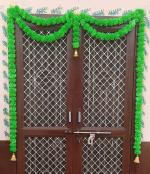 Buy Nehal arts Artificial Marigold Fluffy Flower Garlands Door Toran ...