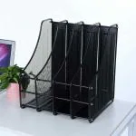 Buy Dizaa Metal Mesh Magazine Holder,4 Slots File Rack/Tray - 35 * 28 ...