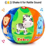 Buy Zest 4 Toyz Plush Rattle Soft Musical Ball for Baby Toys 0-12 ...