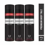 Buy DENVER Black Code Premium Body Talc (3 x 100 g) Online at Best ...