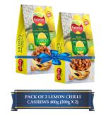 Buy Eatriite Refresh Lemon Chilli Flavour Cashews 400g (200gx2) Online at Best Prices in India ...