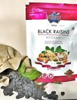 Buy DHRUV Gold Afghani Seedless Black Raisins | Kali Drakh, 2Kg (8 ...