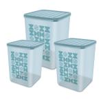 Buy Flair Storewell Square Containers Set of 3 Pcs (2000 ML, 3000 ML ...