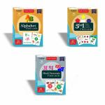 Buy Clapjoy Multicolor Double Sided Flash Cards - Alphabet, Numbers And ...