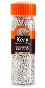Buy Kery White Sweet Mint Saunf Mukhwas, 1 Bottle, 120g (Madrasi Sounf ...